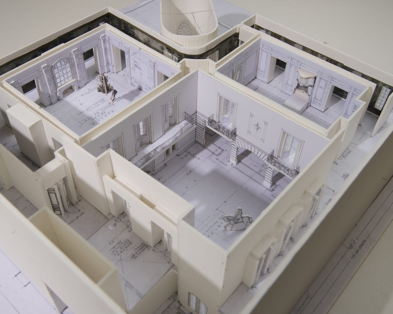 Model of Jamie & Claire’s Paris Apartment | Jon Gary Steele