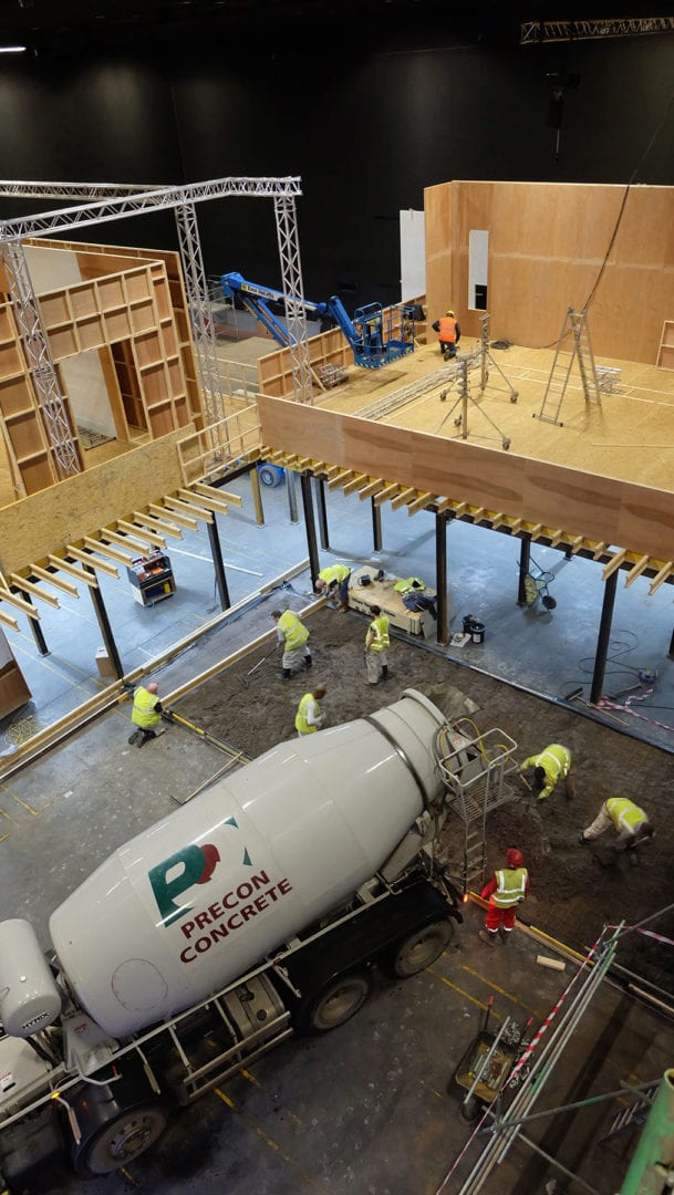 Outlander Paris – cobble concrete pour | Jon Gary Steele